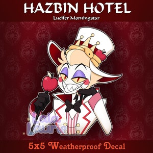 5x5 Weatherproof Car Decal Lucifer - Etsy