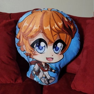 All Genshin Impact Characters Chibi Pillows - Etsy