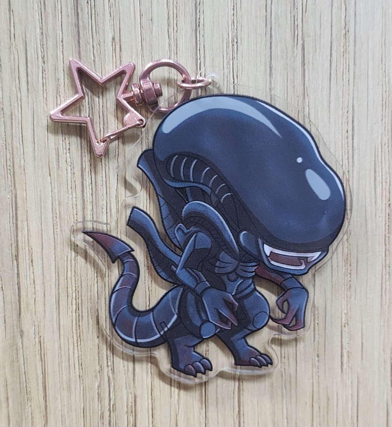 Alien Xenomorph and Ellen Ripley Chibi 2.5 in Acrylic Charms - Etsy