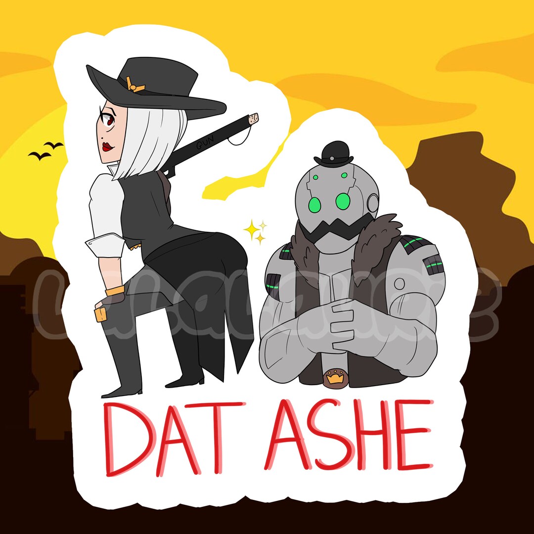 Dat Ashe Overwatch Sticker - Etsy