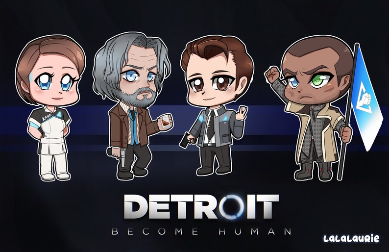 Detroit: Become Human Sticker Set - Etsy