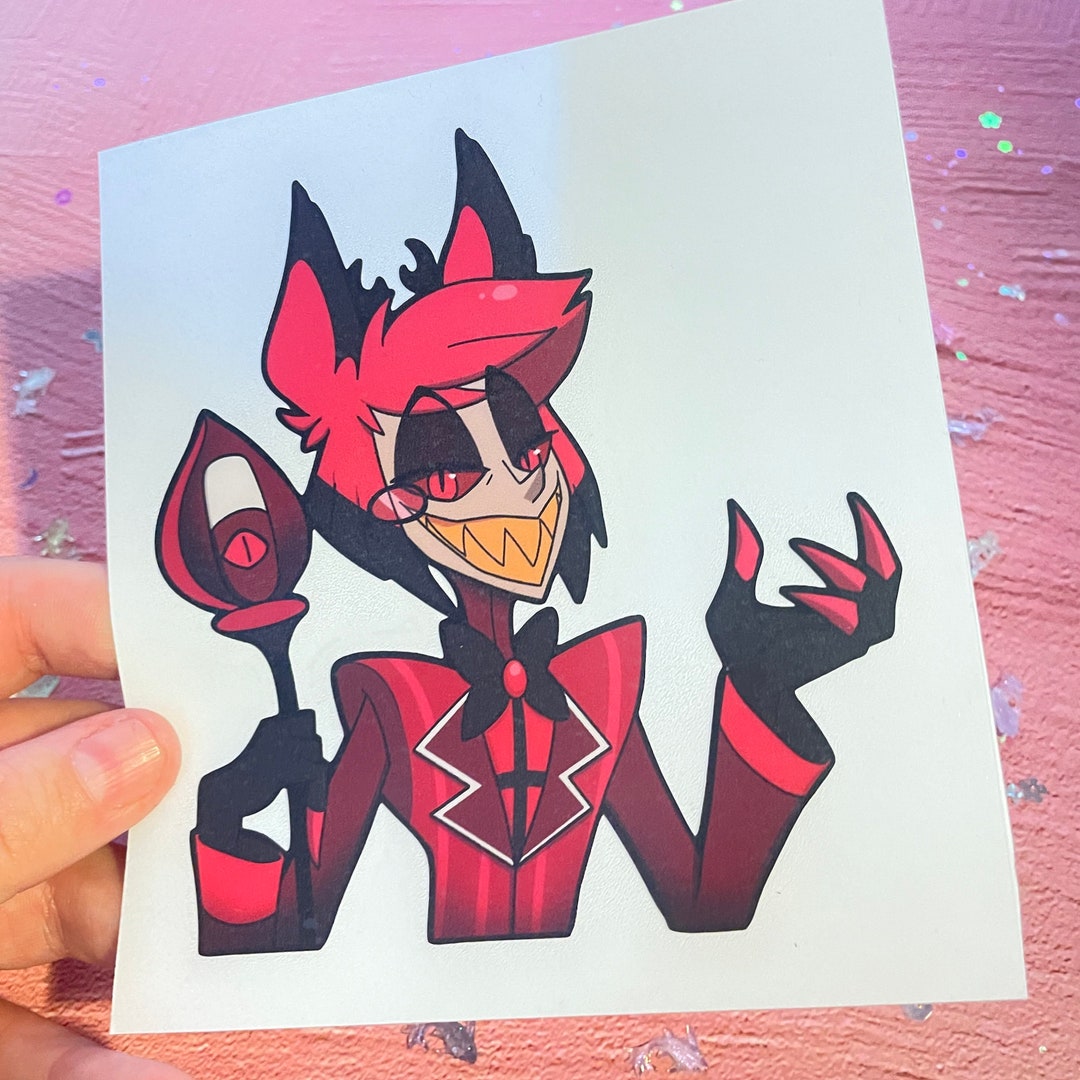 5x5 Weatherproof Car Decal Alastor - Etsy