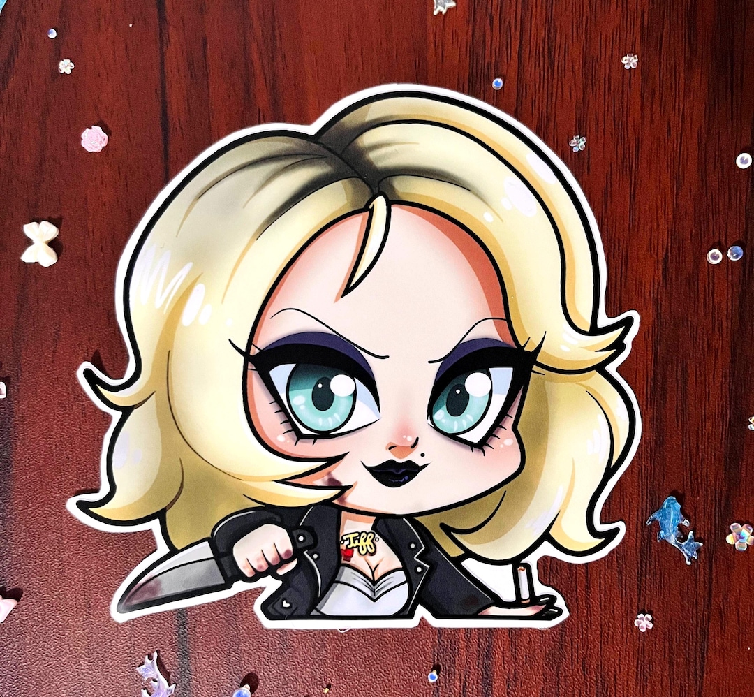 Tiffany Valentine Car Peeker - Chucky Horror Franchise Cute Chibi ...