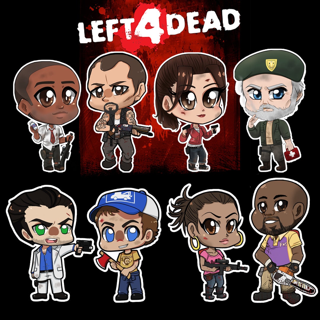 Left 4 Dead 1 & 2 Stickers - Etsy