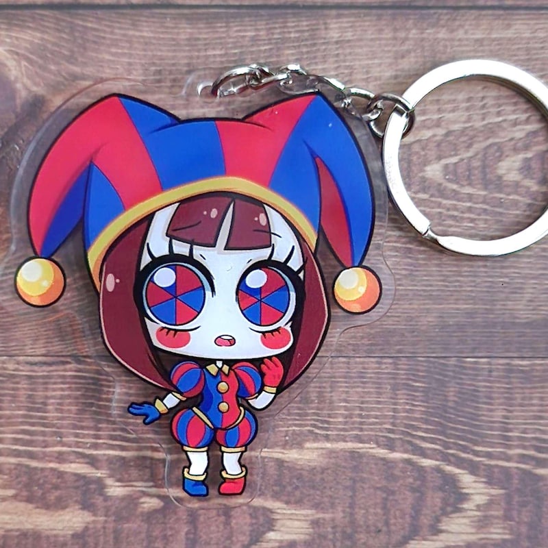 Pomni Keychain - Etsy