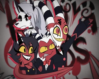 Helluva Boss Queen Bee Dakimakura Pillowcase 50x150cm Two Way Tricot ...