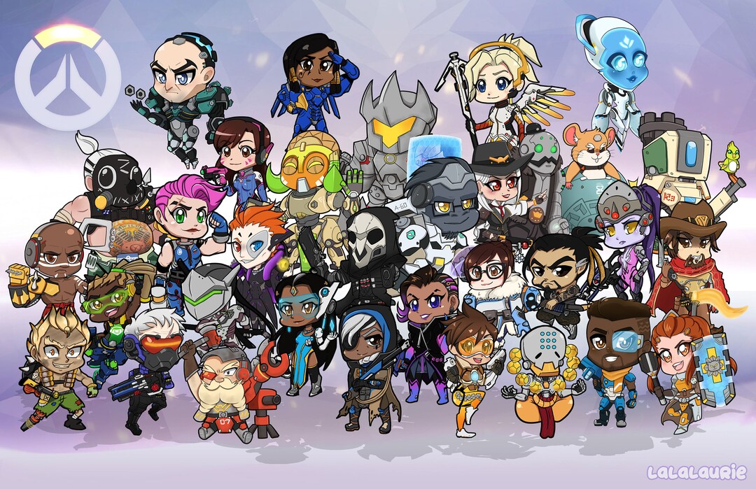 Overwatch Chibis Complete Print 11" X 17" - Etsy