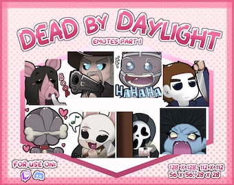 ANIMATED Dead by Daylight Killer Emote Set Various DBD Killer Emotes ...