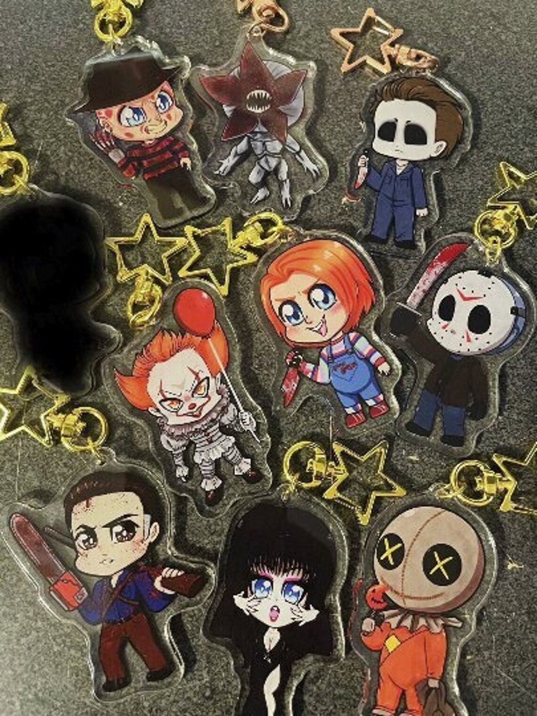 Horror Movie Icons Acrylic Charms - Etsy