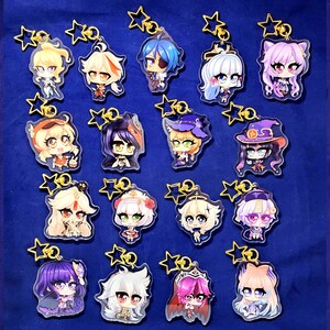 Genshin Impact Chibi Acrylic Charms - Etsy