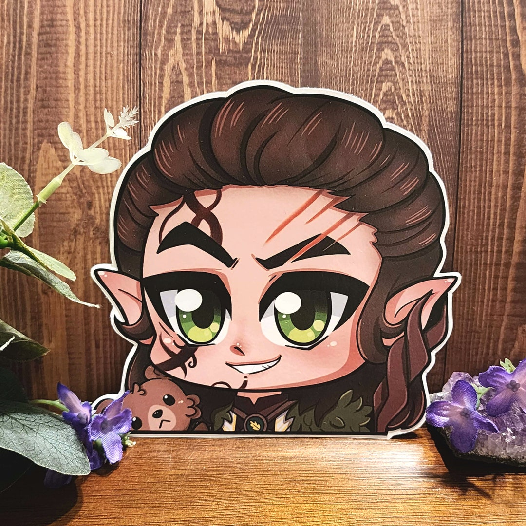 Halsin UV Sticker Weatherproof Peeker Cute Baldurs Gate 3 Video Game - Etsy