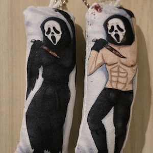 Mini Body Pillow Dakimakura Keychains - Wesker, Astarion, Myers, and ...