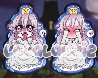 Bowsette Sticker, Boosette Sticker, FREE SHIPPING - Etsy