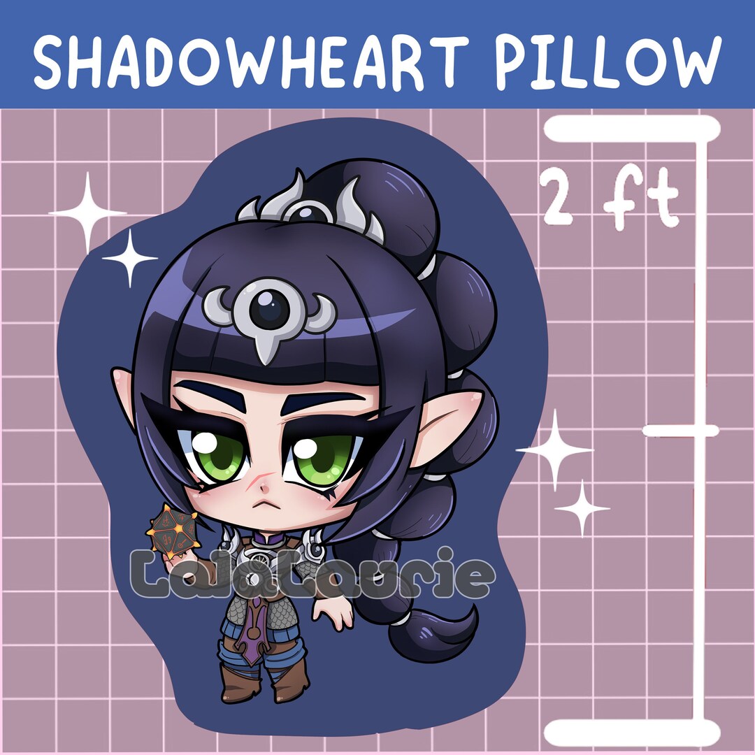 Baldur's Gate 3 Shadowheart Shaped Pillow - Etsy
