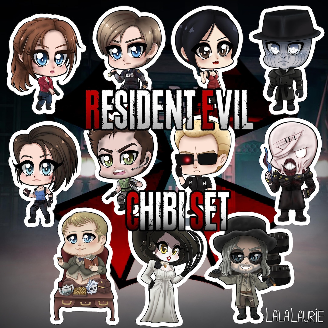 Resident Evil Chibi Pillows - Etsy