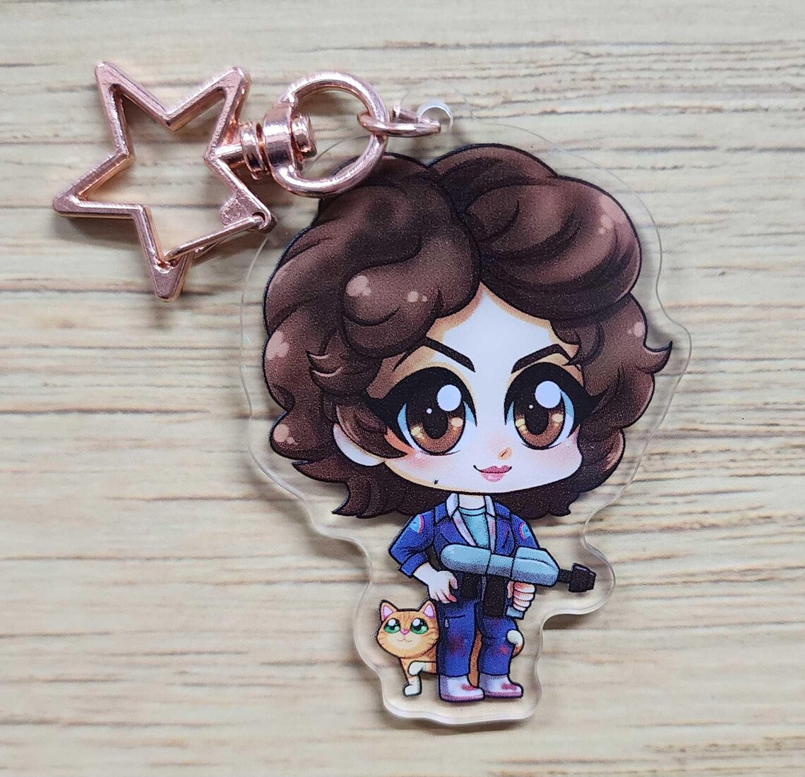 Alien Xenomorph and Ellen Ripley Chibi 2.5 in Acrylic Charms - Etsy
