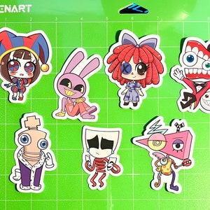 Amazing Digital Circus Sticker Set - Etsy