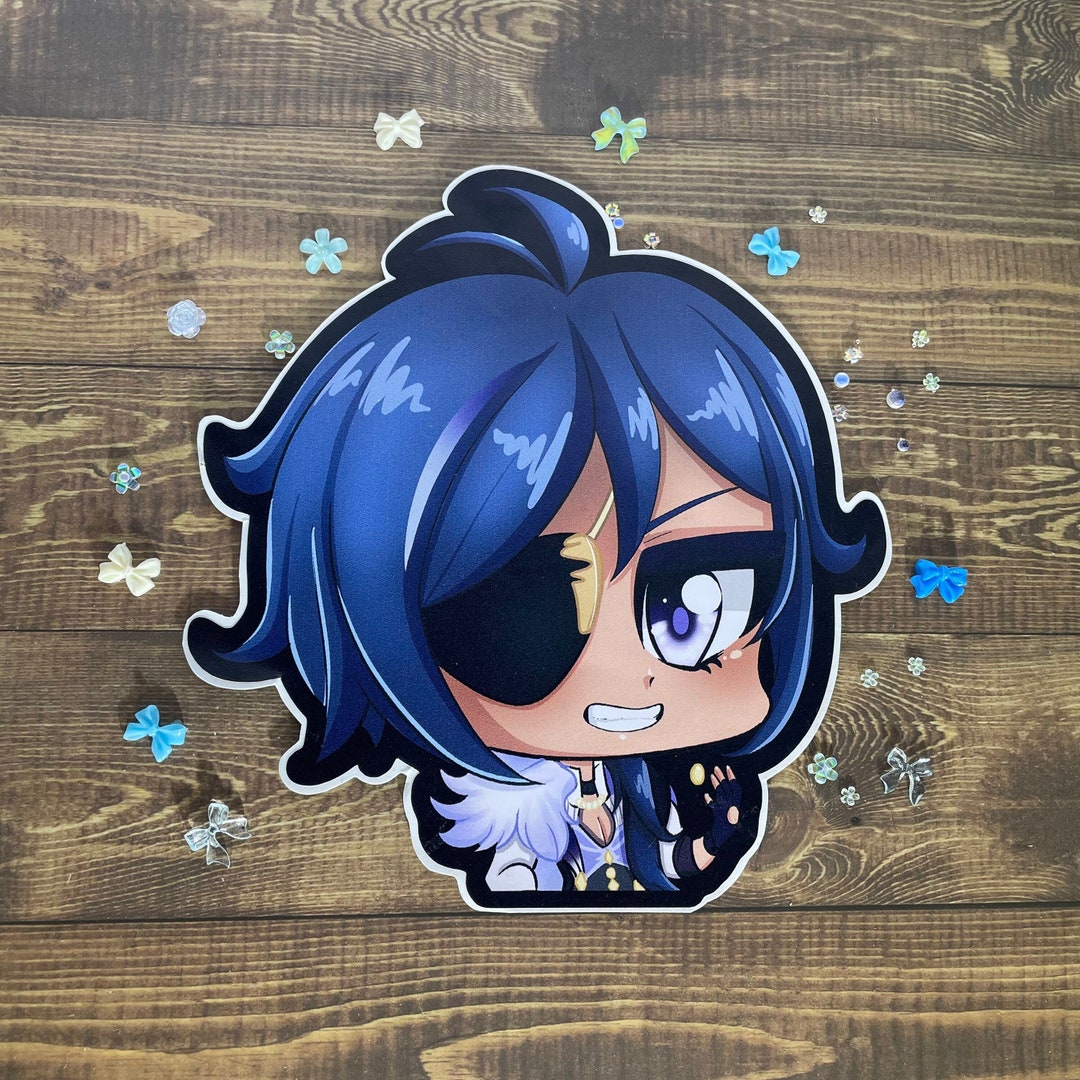 Kaeya Genshin Impact UV Sticker Peeker Cute Video Game - Etsy Australia