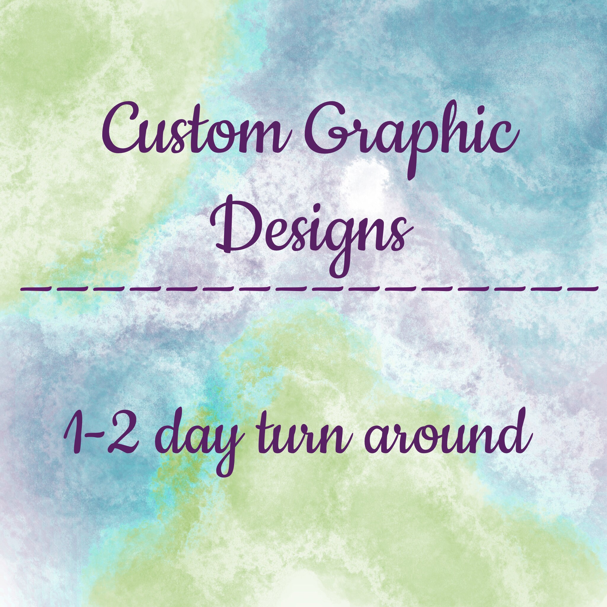 Digital Custom Graphic Designs, Quick Turnaround 24-48 Hours, Line Work ...