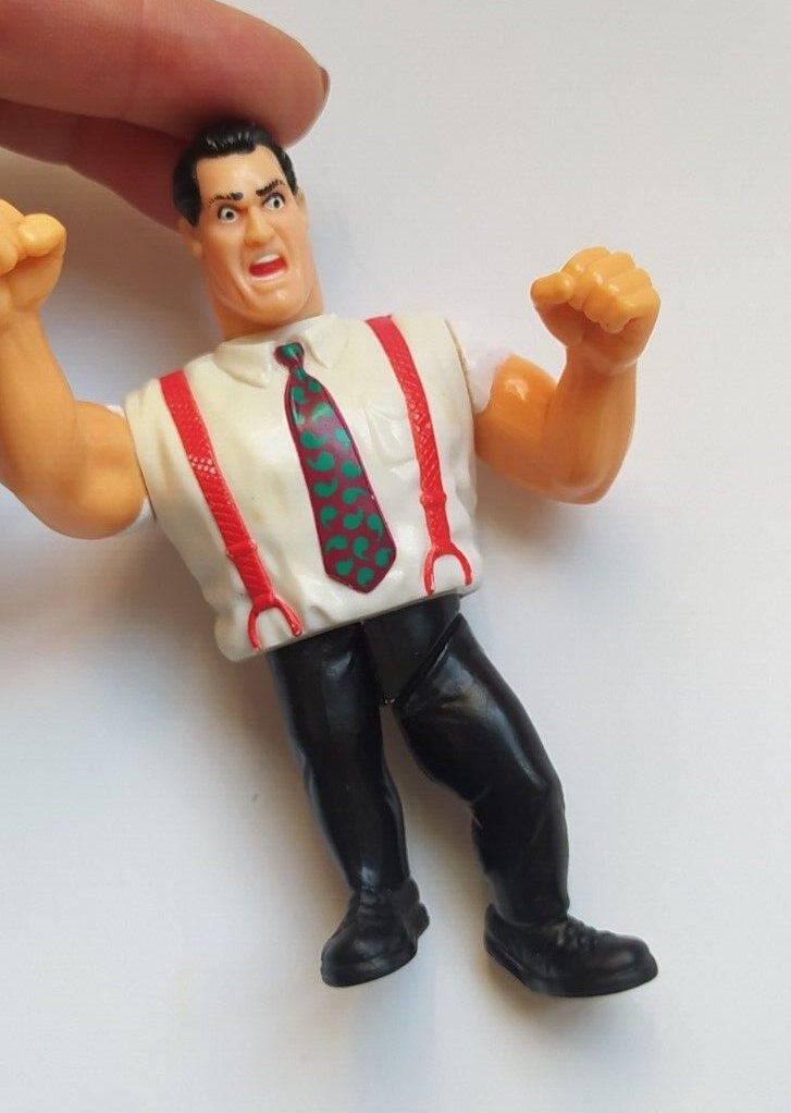 IRS 1992 Hasbro WWF Action Figure Irwin R Schyster WWE Mike Rotunda I.R ...