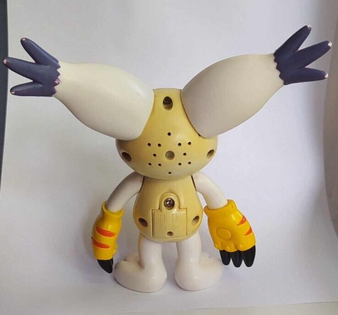 Digimon Talking Gatomon Tailmon Action Figure Bandai 2000 WORKS No Tail ...