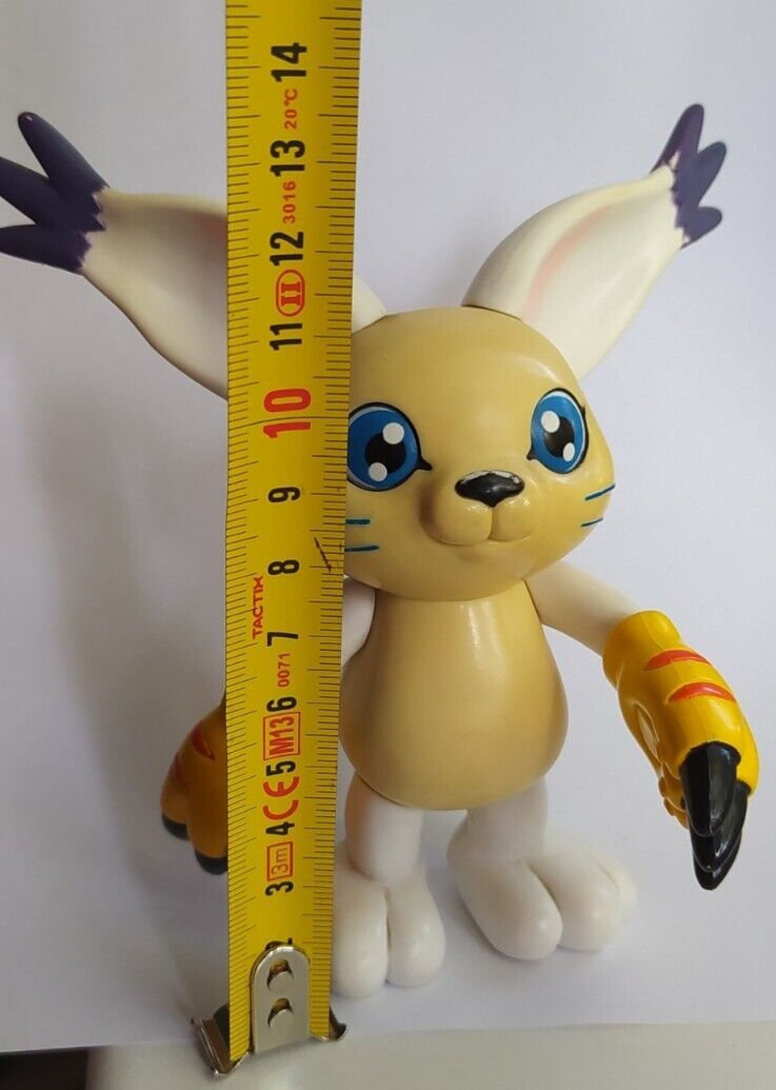 Digimon Talking Gatomon Tailmon Action Figure Bandai 2000 WORKS No Tail ...
