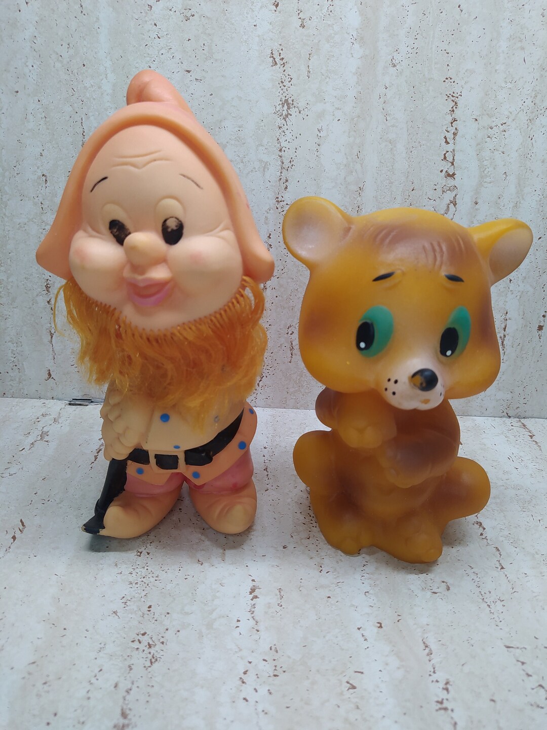 Soviet Rubber Toys, Vintage Gnome,fox or Dog Doesn't Squeak,leprechaun ...