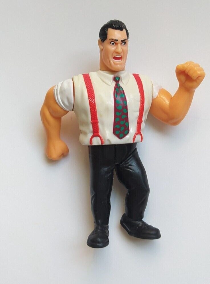 IRS 1992 Hasbro WWF Action Figure Irwin R Schyster WWE Mike Rotunda I.R ...