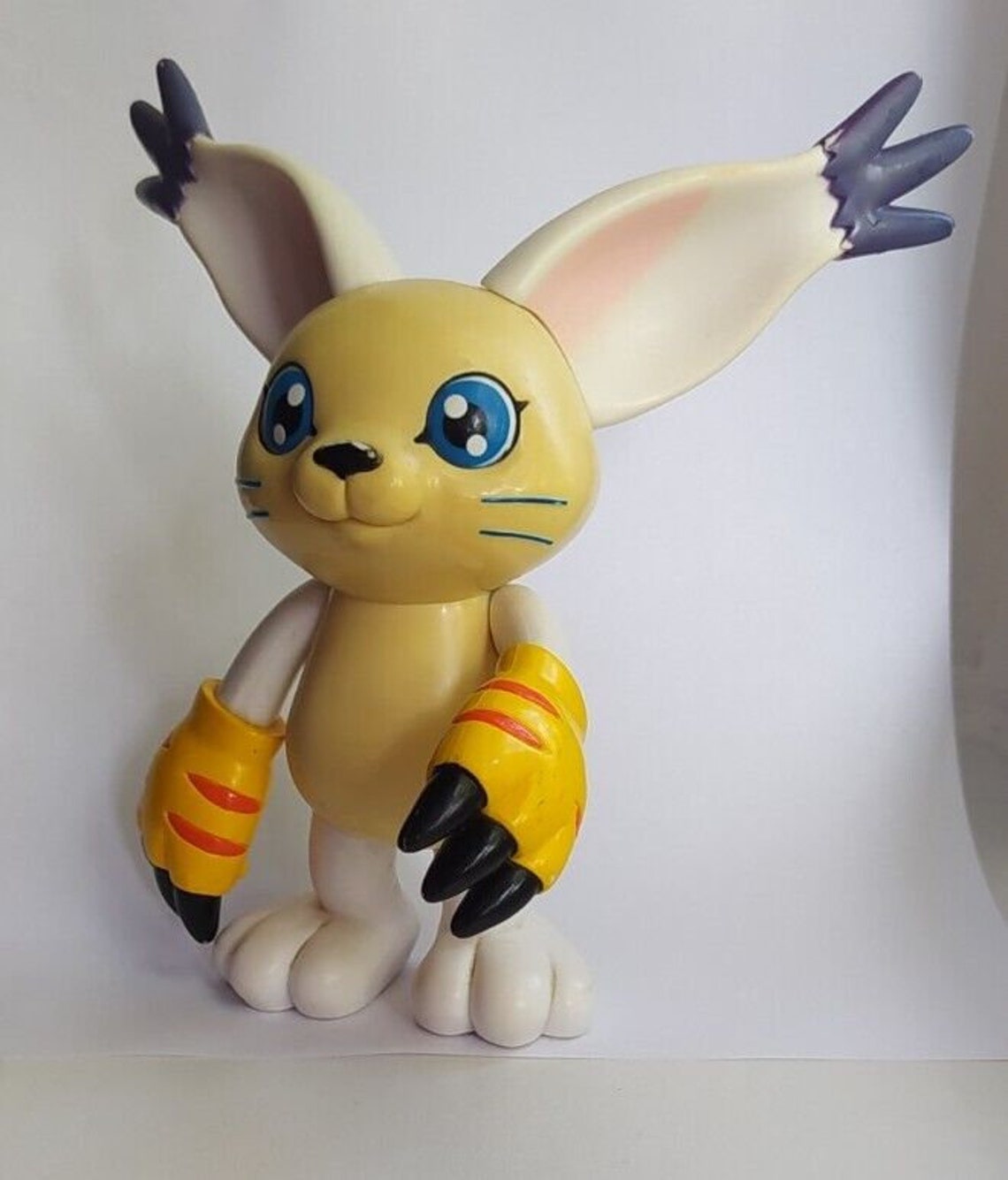 Digimon Talking Gatomon Tailmon Action Figure Bandai 2000 WORKS No Tail ...