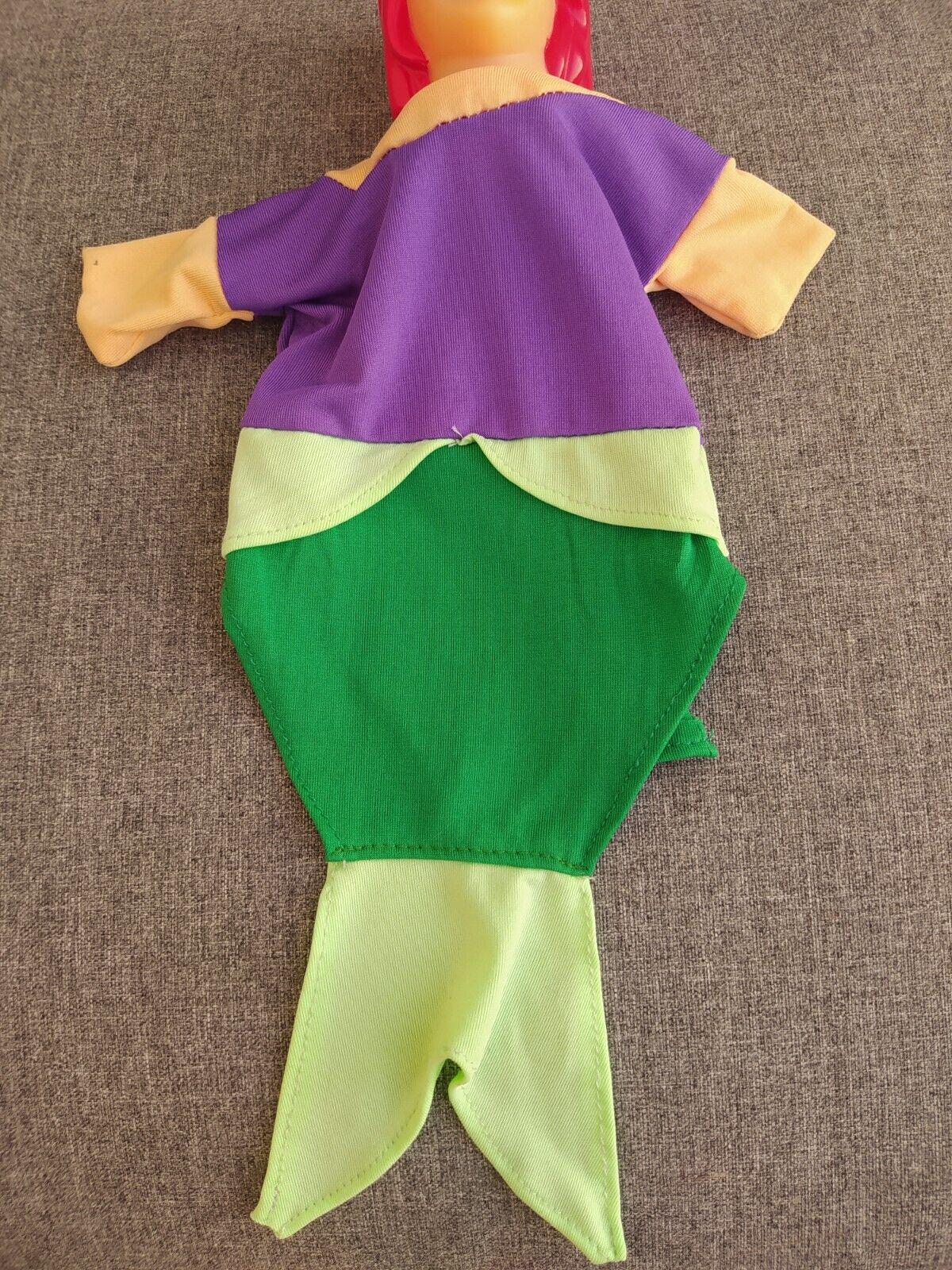 The Little Mermaid Ariel Hand Puppet Rubber Head Vintage Doll - Etsy
