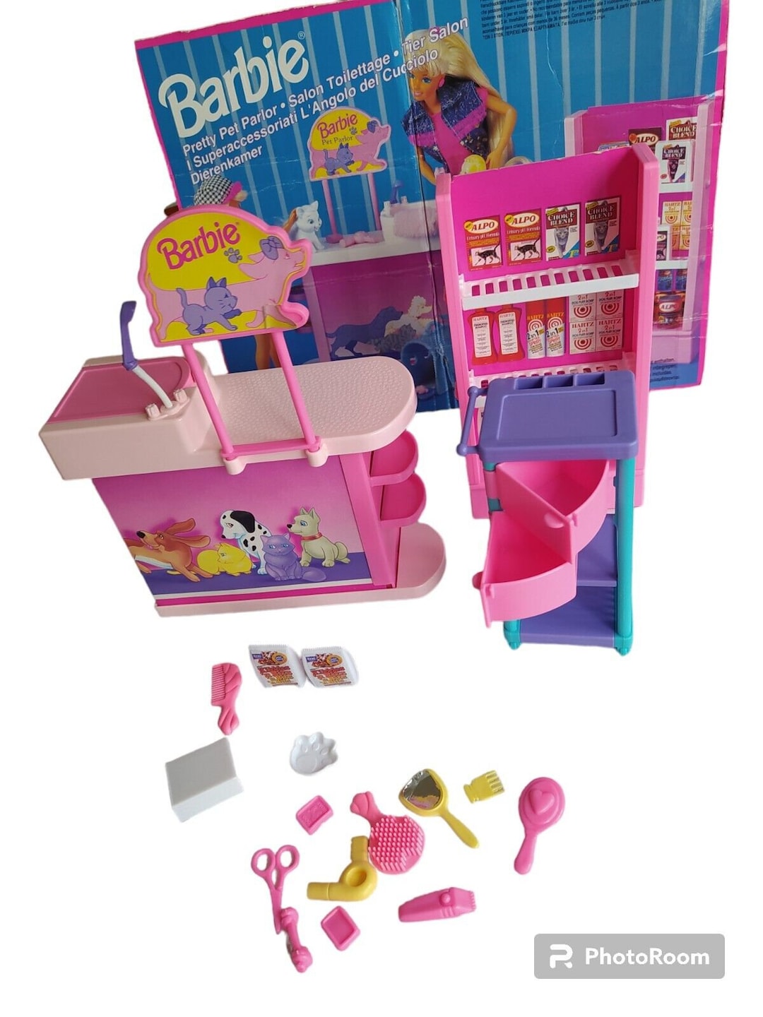 Barbie 1991 Pretty Pet Parlor Playset Vintage Toy Furniture House - Etsy