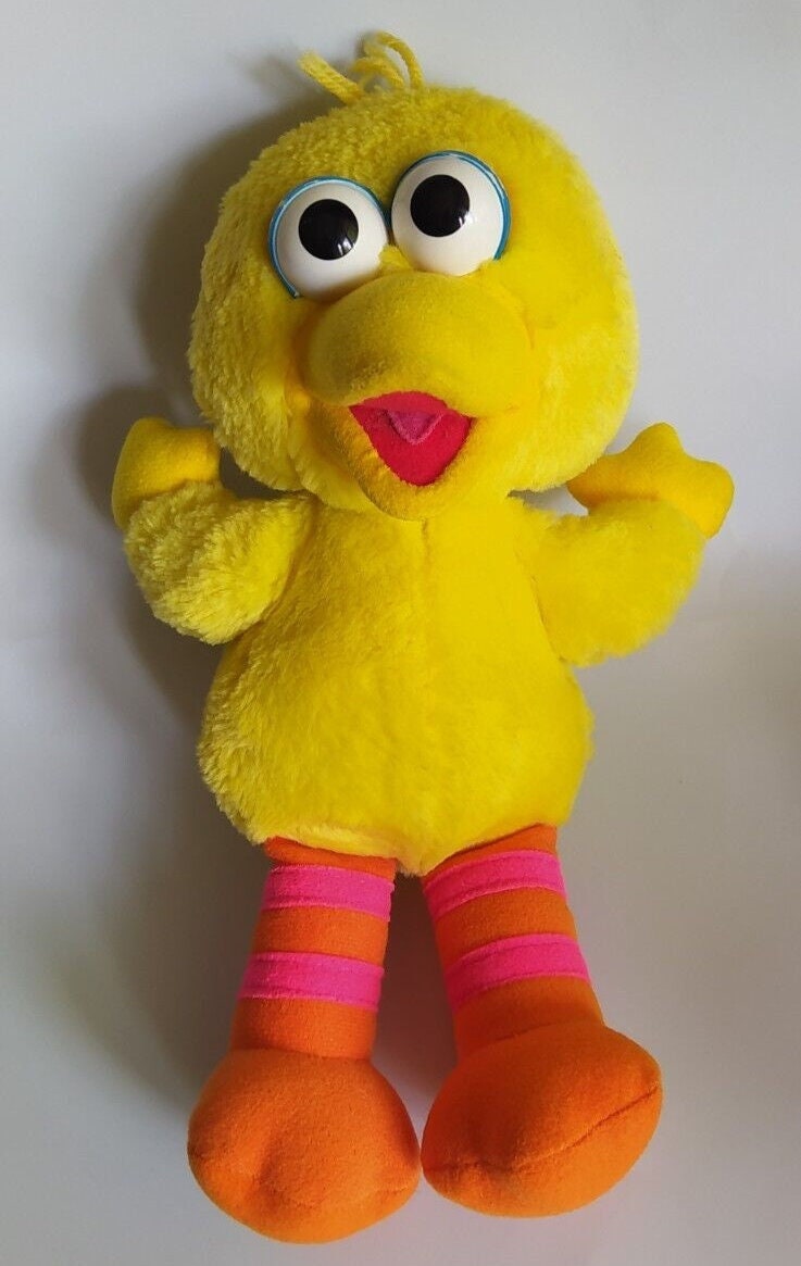 Vintage Tyco Sesame Street Big Yellow Bird Plush Toy 1995 27cm - Etsy