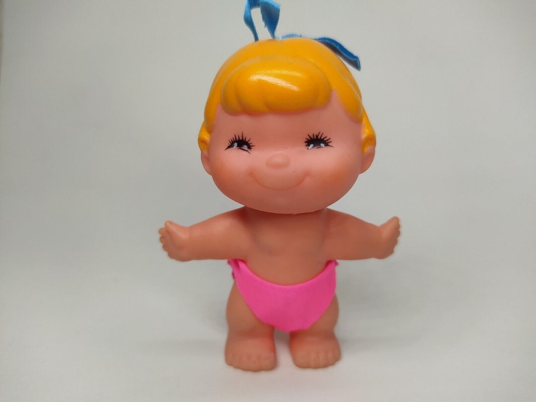 1970s Mattel Small Shots Nifty Nan Toy Figure - Clean Baby Girl Doll 2. ...