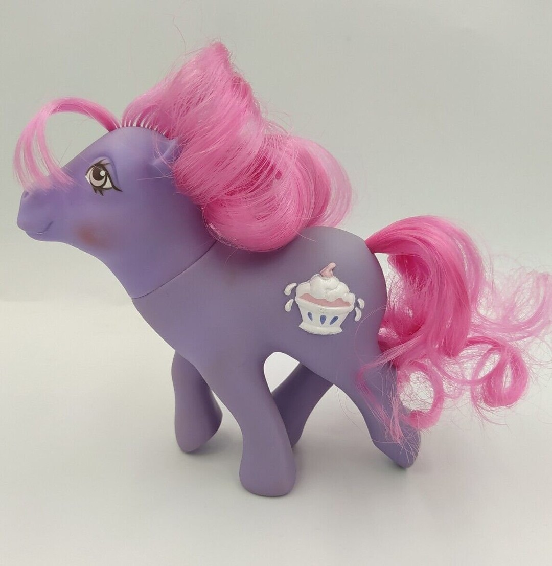 Vintage My Little Pony G1 MLP Sundae Best Sherbet 1987 Purple, Pink ...