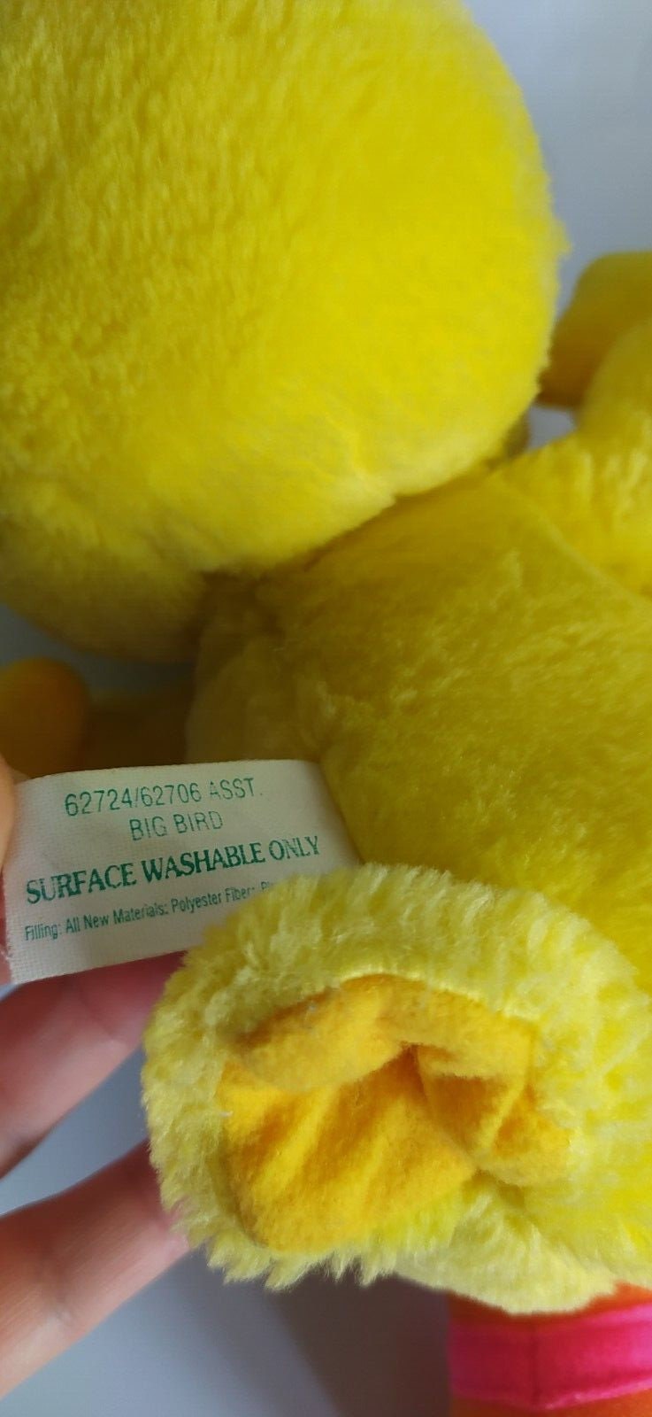 Vintage Tyco Sesame Street Big Yellow Bird Plush Toy 1995 27cm - Etsy