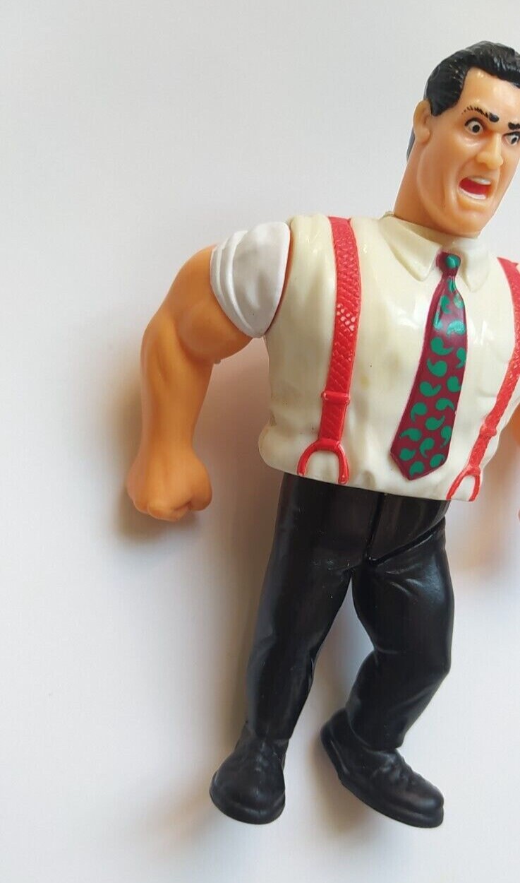 IRS 1992 Hasbro WWF Action Figure Irwin R Schyster WWE Mike Rotunda I.R ...