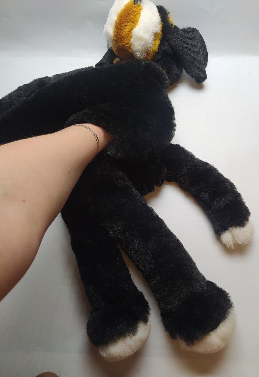 Large Vintage A T Harper Brown White Harvey Dog Hand Puppet Hugging ...