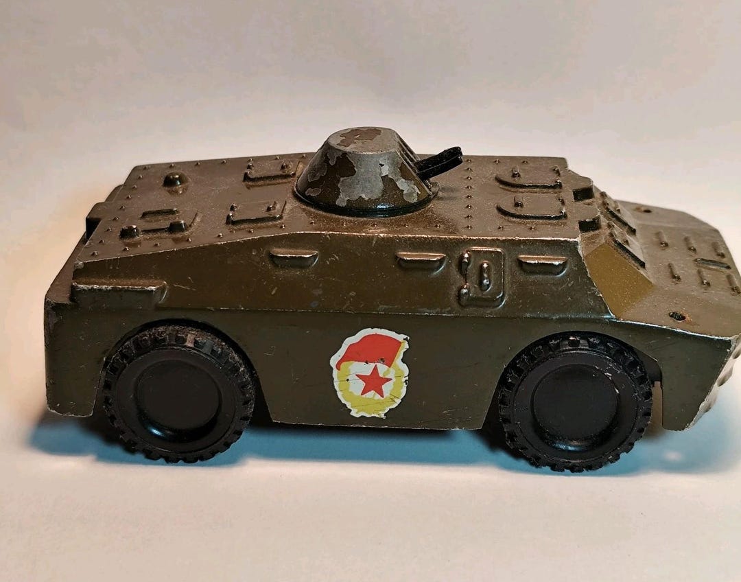 VTG Russian BRDM-2, 4-wheel Armored Personnel Carrier, Diecast Metal ...