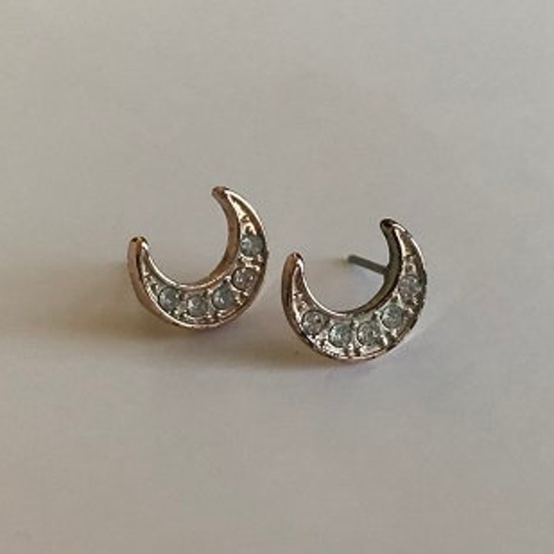 Moon Earrings - Etsy