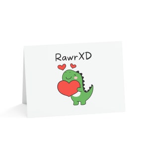 Emo Dinosaur Card - Etsy