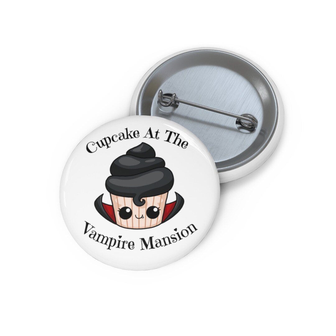 Emo Vampire Cupcake Pin - Etsy