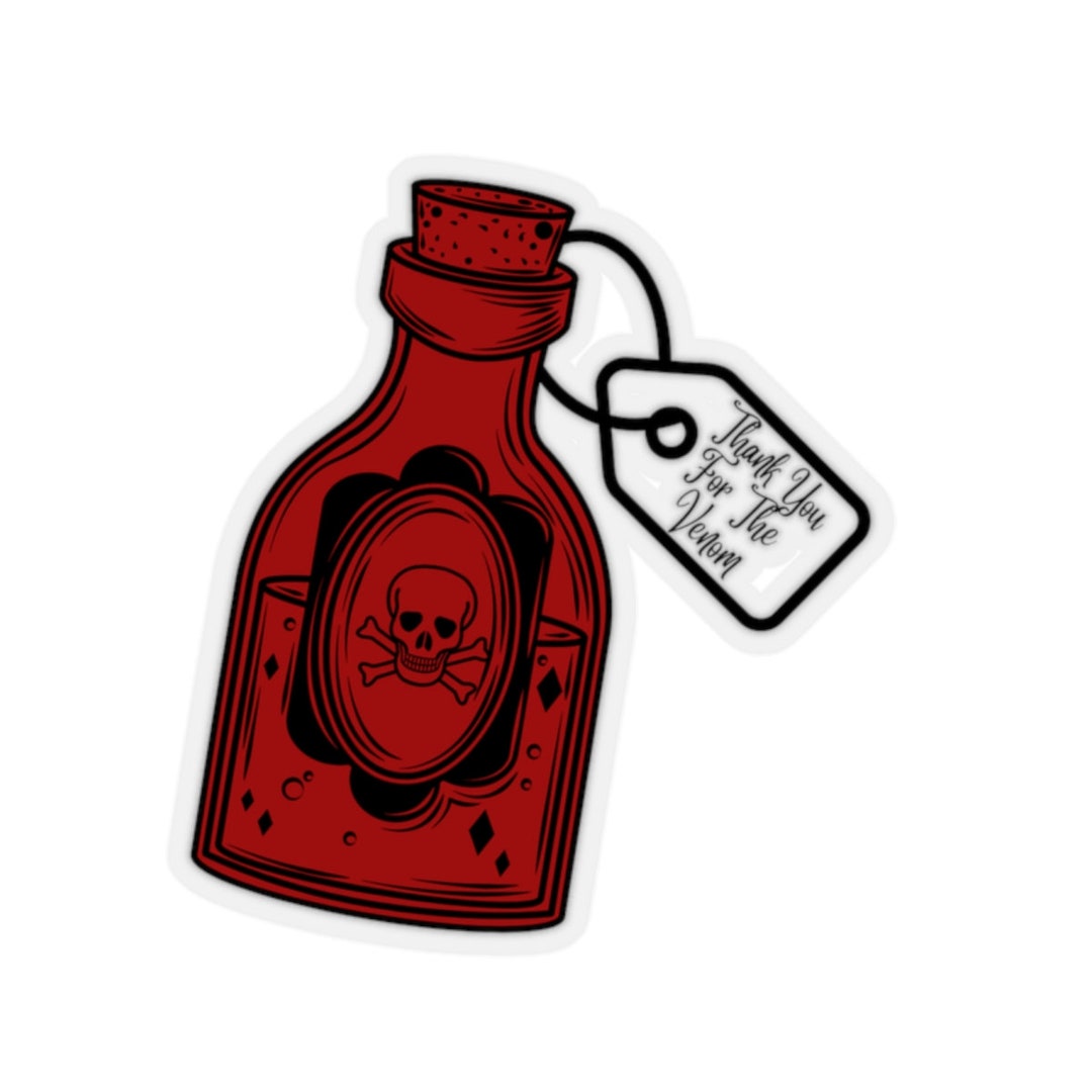 Poison Bottle Sticker - Etsy