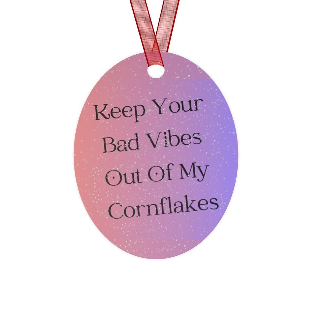 Gerard Cornflakes Quote Metal Ornament - Etsy