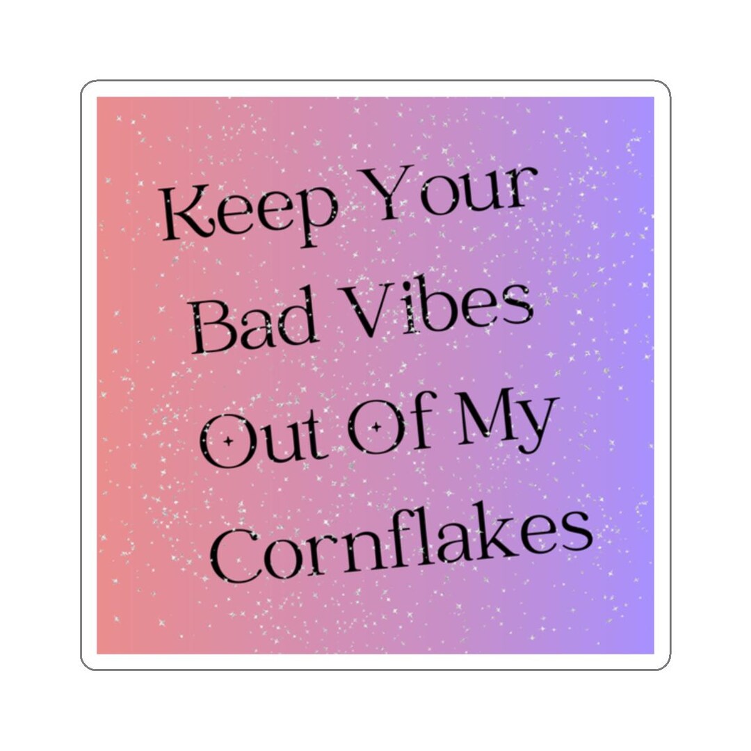 Gerard Cornflakes Quote Sticker | Version 1 - Etsy