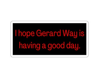 Gerard Way Stickers, My Chemical Romance, Art, Sticker, Cute, Kawaii ...