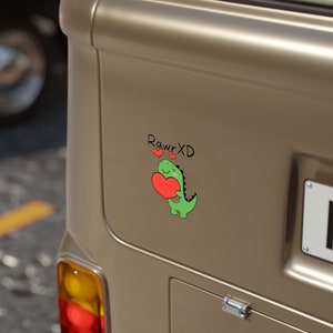 Emo Dinosaur Vinyl Decal - Etsy