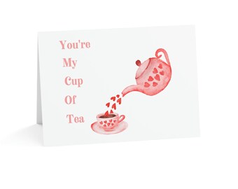 Love Card You're My Cup of Tea - Etsy