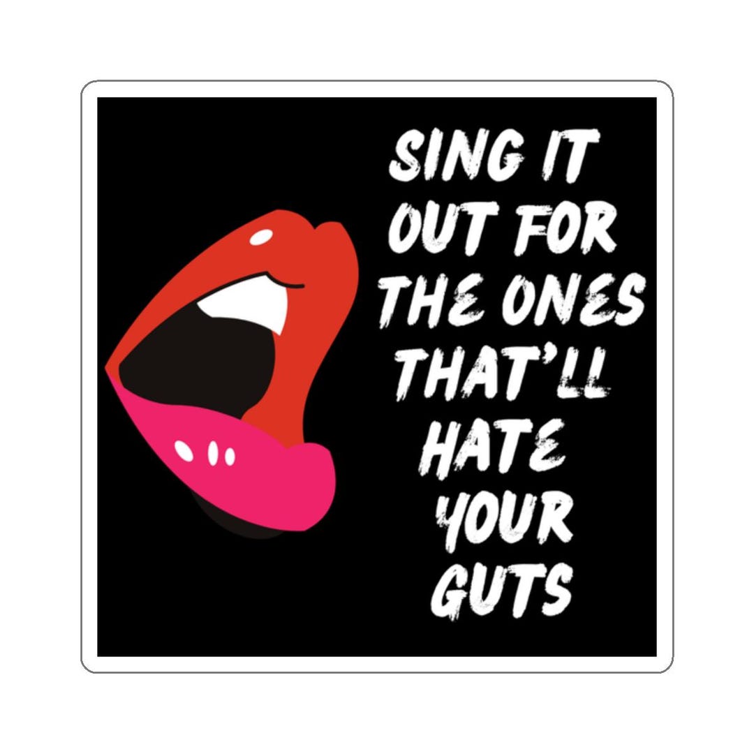 Sing Sticker - Etsy