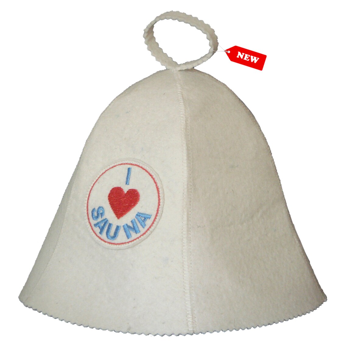 Wool Sauna Hat White I Love Sauna - Etsy