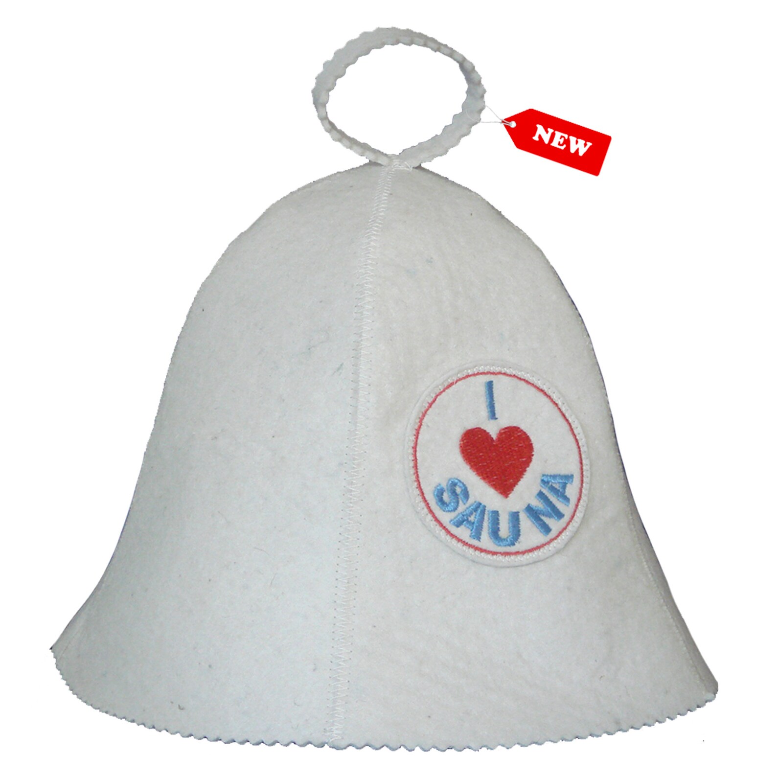 Wool Sauna Hat White I Love Sauna - Etsy